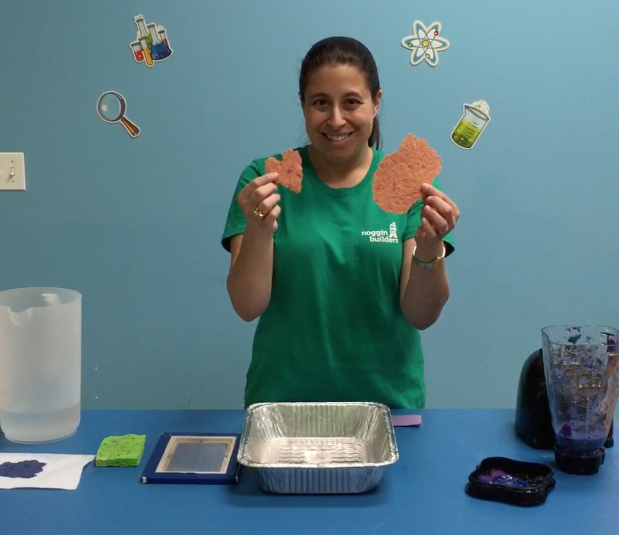 Earth Day Paper Making | Noggin Builders